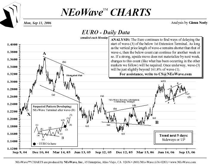NEoWave S&P, Gold, T-Notes, & Euro 9/12/6 - Market Analysis Area ...